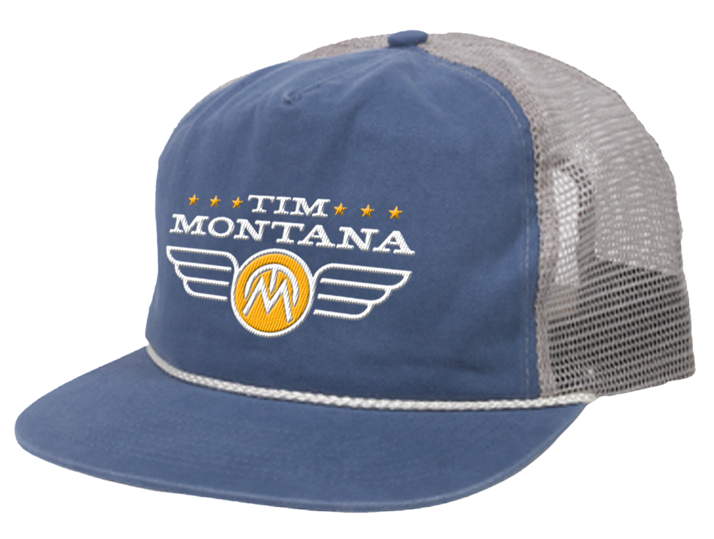 Tim Montana Logo Hat - Blue